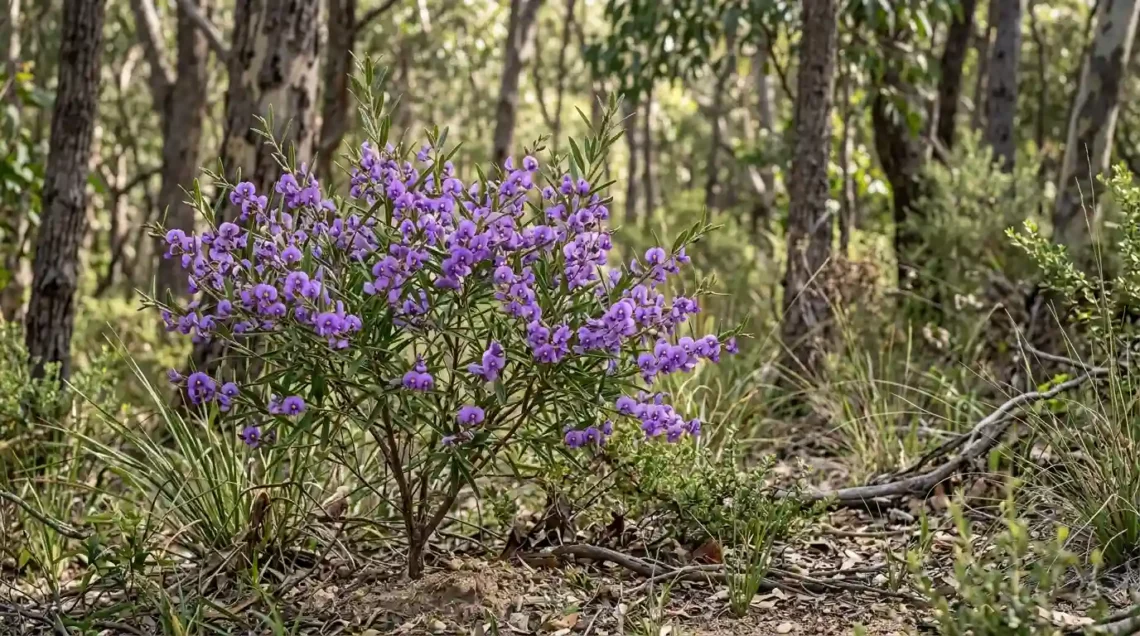 Hovea acutifolia Care and Growing Guide - Greenery Inside