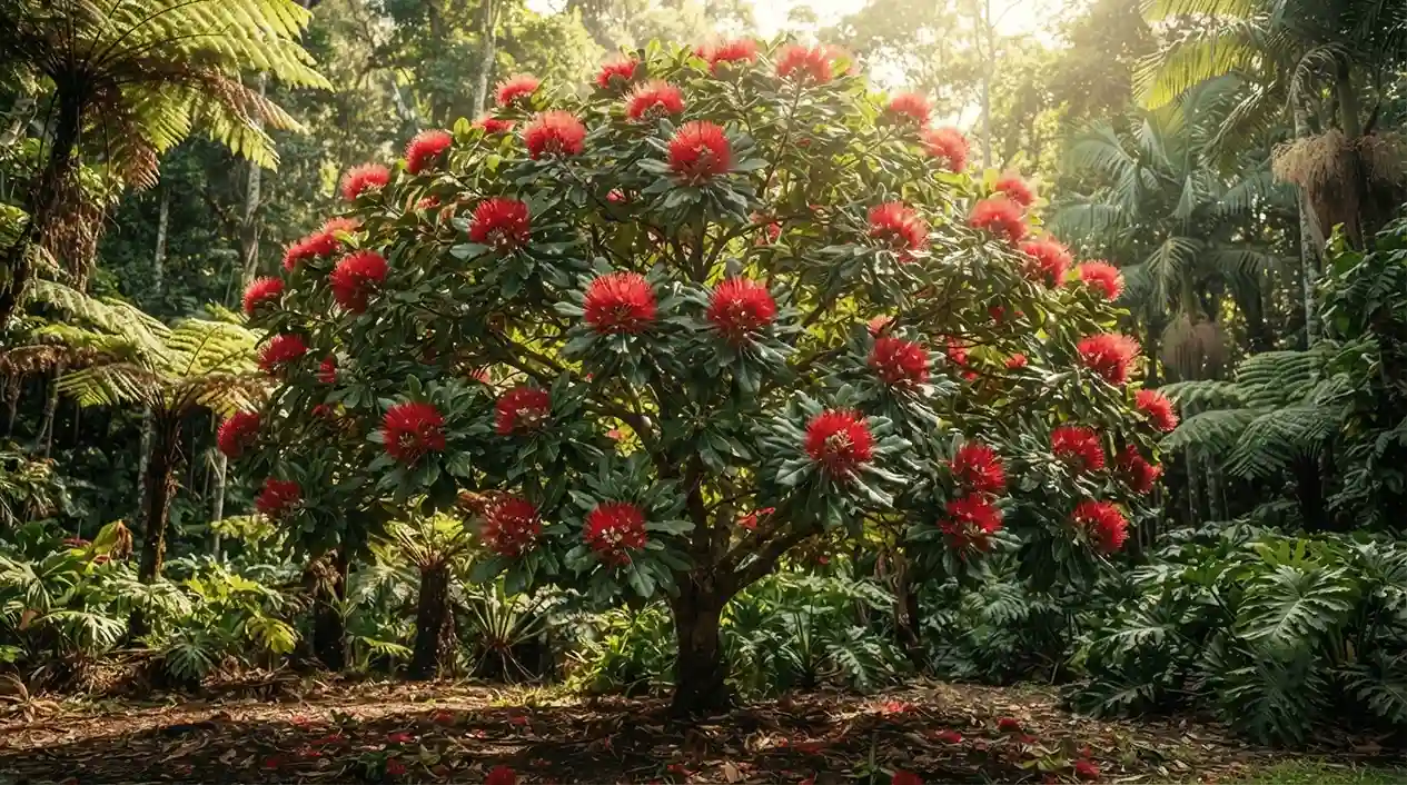 Stenocarpus sinuatus (Firewheel Tree): Complete Growing & Care Guide ...